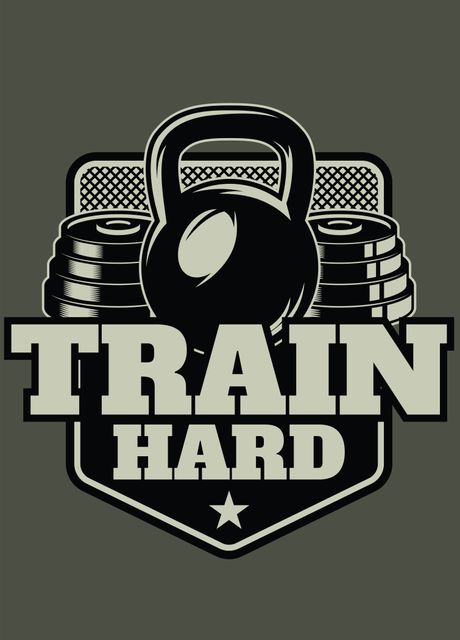 'Train Hard' Poster by Chris Simmons | Displate