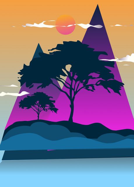 'flat design 2' Poster by Hafis | Displate