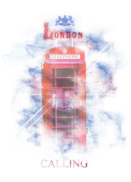 'London Calling' Poster by Lotus Blanc | Displate