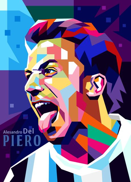 'Alesandro Del Piero ' Poster by Cholik Hamka | Displate