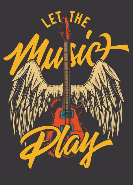 'Play the Music' Poster by Chris Simmons | Displate