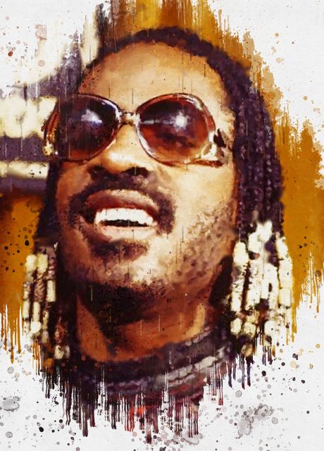 'Stevie Wonder' Poster by The Poster | Displate