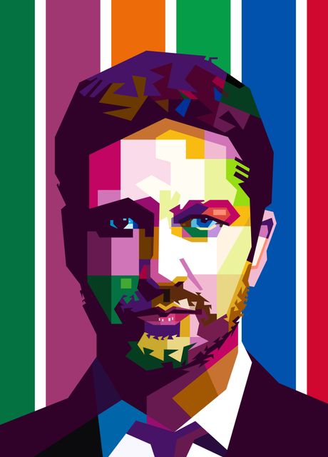 'Gerard Butler' Poster by baturaja vector | Displate