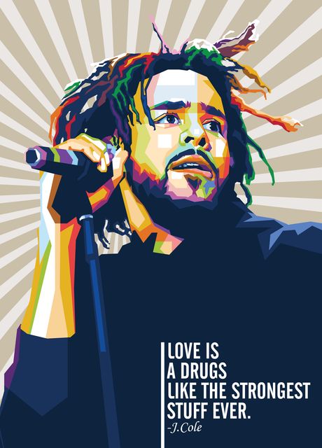 'J Cole Quote' Poster by wpap me | Displate