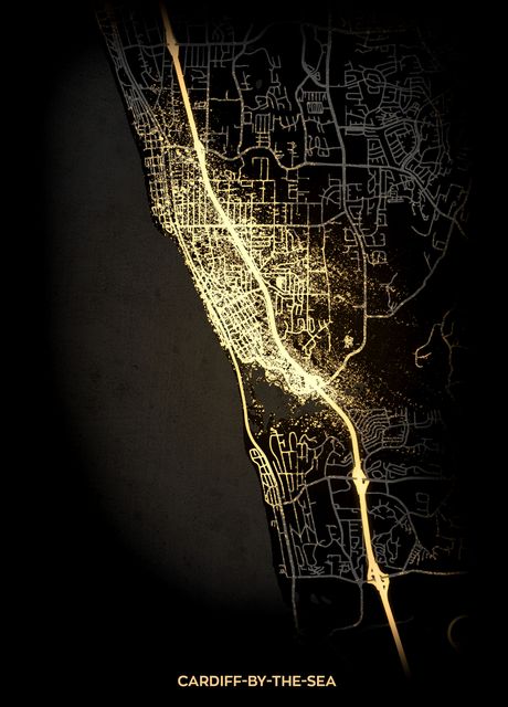 'Cardiff by the Sea' Poster by Retina Creative | Displate