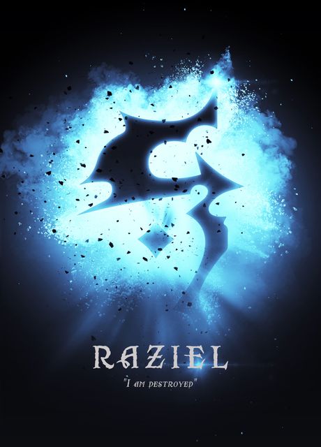 'Raziel' Poster by Royston Malcomber | Displate