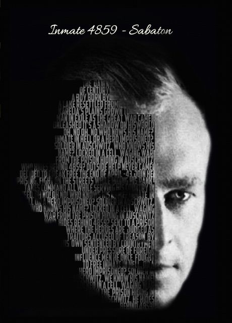 'Inmate 4859 Sabaton' Poster, picture, metal print, paint by The Poster ...