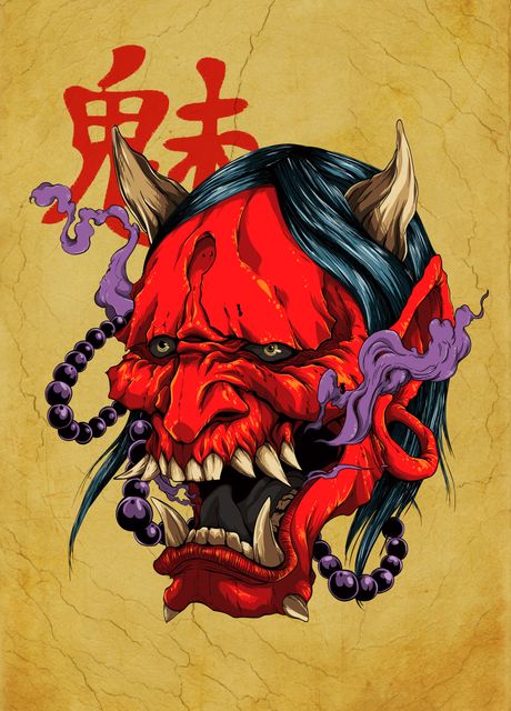 'Demon' Poster by Danska Arong | Displate