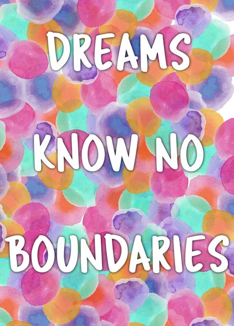 'Dreams Know No Boundaries' Poster by Emily Pigou Art | Displate