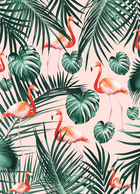 'Tropical Flamingo 2' Poster by Anita's & Bella's Art | Displate