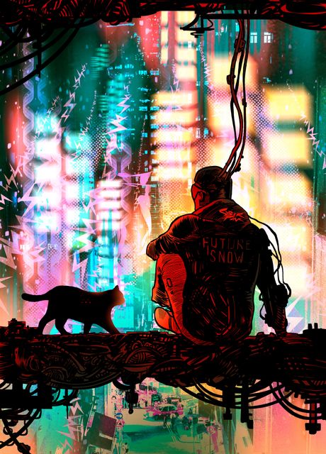 'Future is now' Poster by Mr Jackpots | Displate