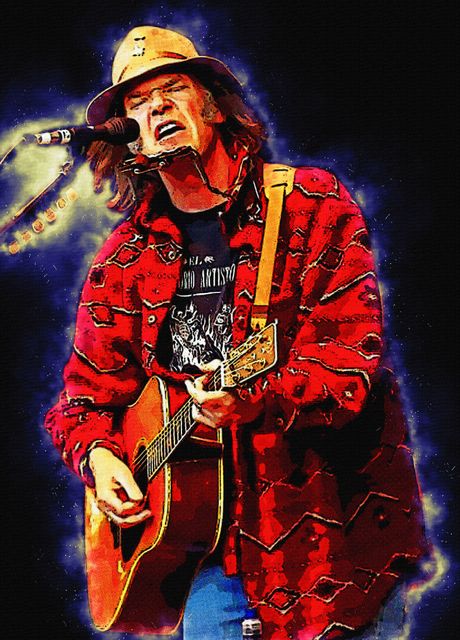 'Spirit of Neil Young' Poster by The Poster | Displate