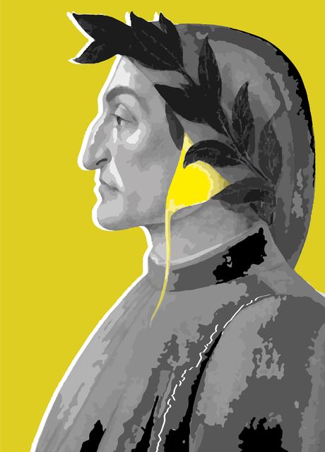 'DANTE ALIGHIERI' Poster by LETTERIA RUSSO | Displate