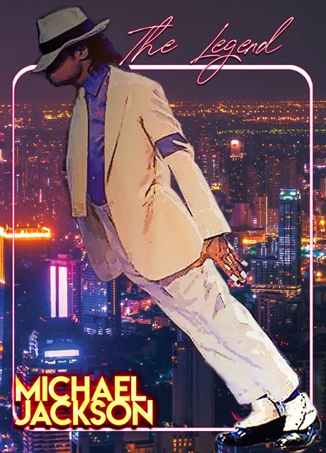 'The Legend Michael Jackson' Poster by The Poster | Displate