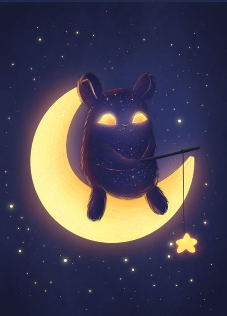 'Starcatcher' Poster by Zuzana Ziakova | Displate