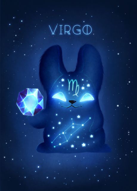 'Virgo Zodiac Monster' Poster by Zuzana Ziakova | Displate