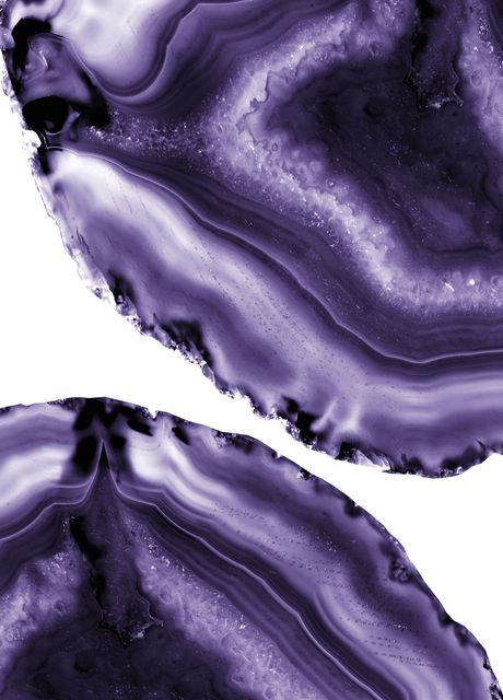 'Ultra Violet Agate 3' Poster by Anita's & Bella's Art | Displate