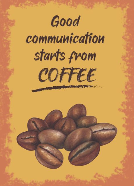 'Coffee to talk' Poster by Tri Harianto | Displate