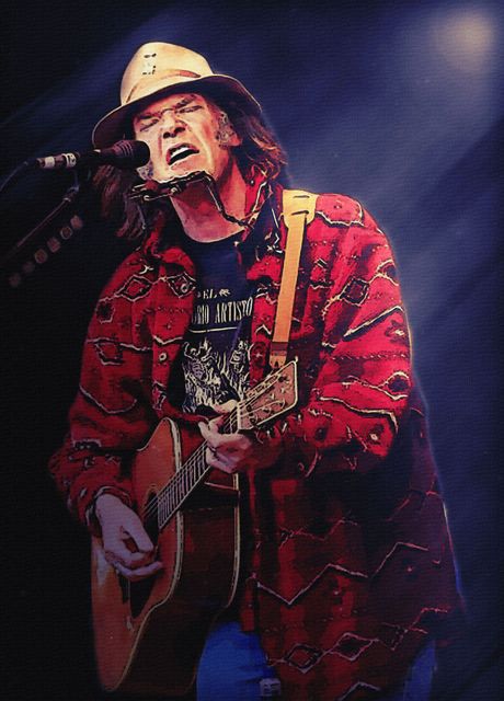 'Superstars of Neil Young' Poster by The Poster | Displate