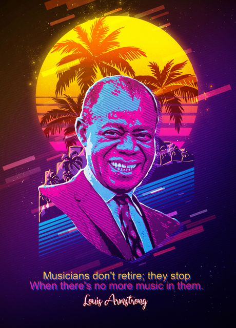 'Louis Armstrong' Poster by The Poster | Displate