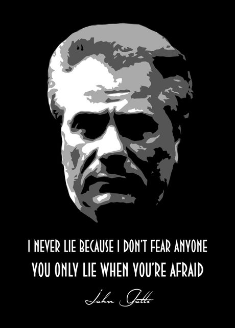 'John Gotti' Poster by BB Design | Displate