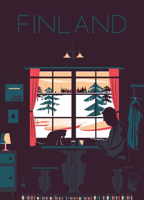 'Finland 1' Poster by Caravan Studio | Displate