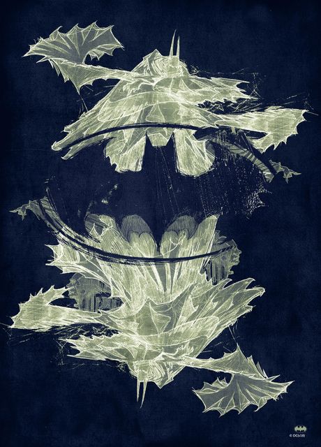 'Cowled' Poster, picture, metal print, paint by DC Comics | Displate