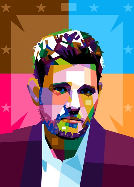 'Michael Buble' Poster, picture, metal print, paint by baturaja vector ...