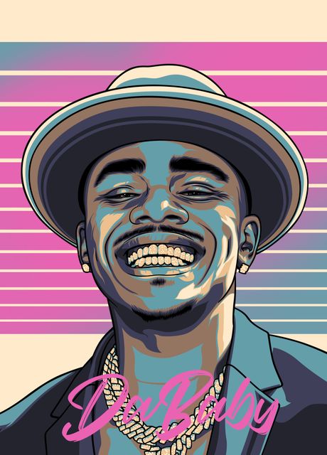 'DaBaby' Poster by Marjun Lazarte | Displate