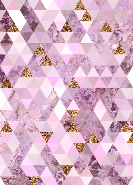 'Pink Triangular Pattern' Poster by Holy Rock Design | Displate