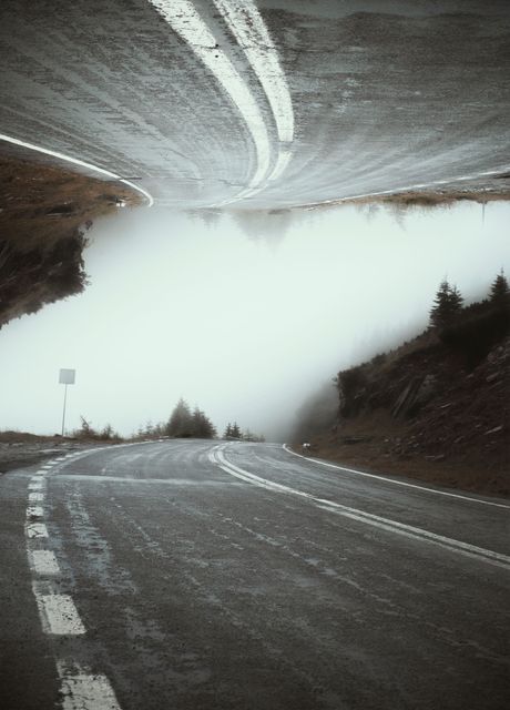 'Two roads in the nature' Poster by Alberto Andrei Rosu | Displate