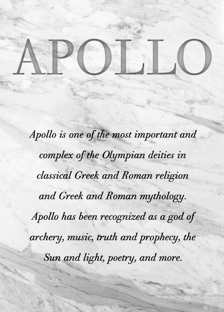 'Apollo ' Poster by Emily Pigou Art | Displate