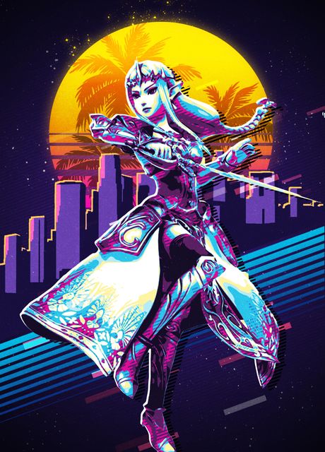 'Princess Zelda' Poster by Art Queen | Displate