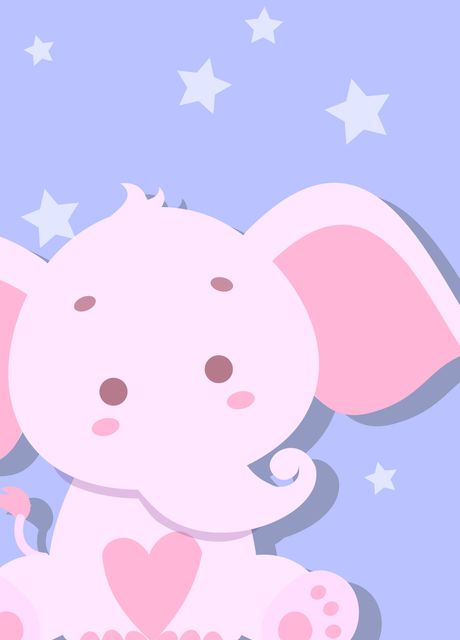 'cute elephant' Poster by Queensy Collin | Displate