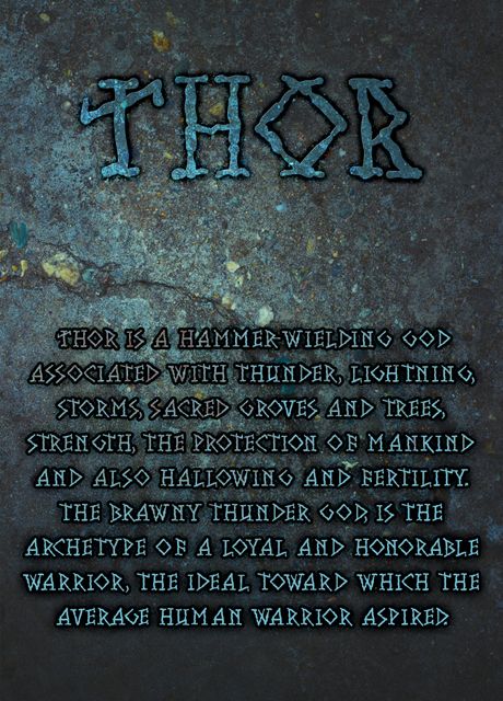 'Thor ' Poster by Emily Pigou Art | Displate
