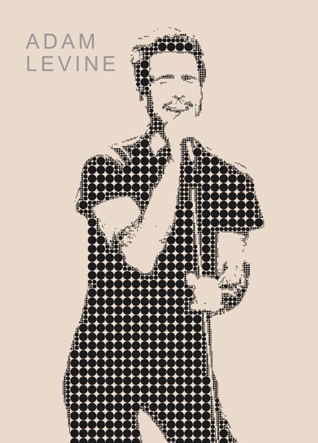 'Adam Levine' Poster by Uda Buyung | Displate