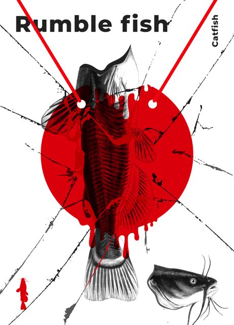 'Rumble fish' Poster by Artem Tymchuk | Displate