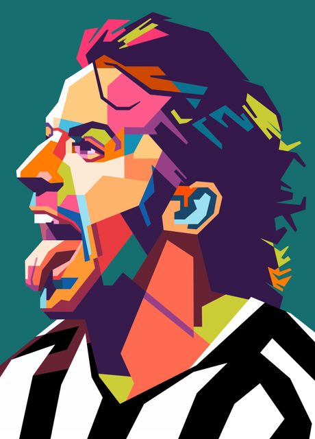 'Alessandro Del Piero' Poster by Poernama Sahroe | Displate
