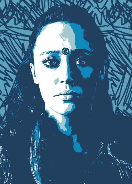 'Lexa The 100 Artwork' Poster by Rizky Irawan | Displate