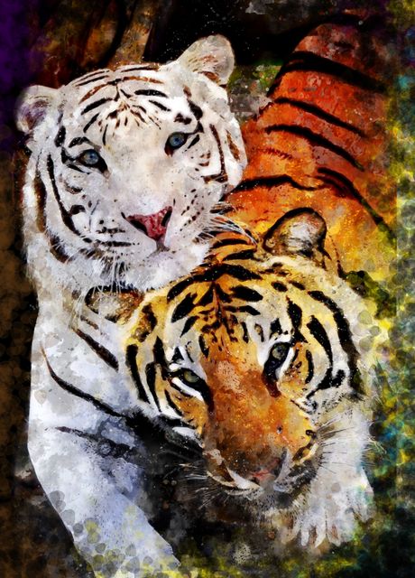 'animal art' Poster by Hafis | Displate