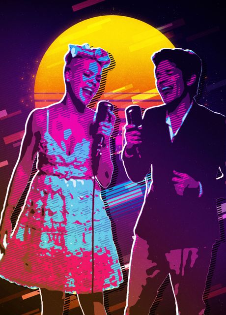 'Pink 80s' Poster by The Poster | Displate