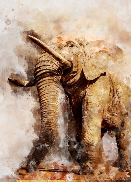 'animal art' Poster by Hafis | Displate