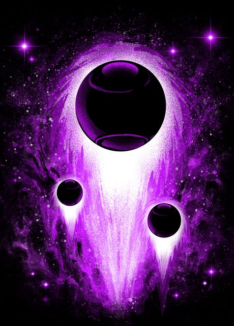 'Round Spaceships' Poster by Alessio Magliano | Displate