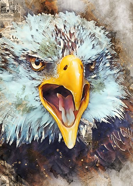 'Eagle Art' Poster by Mateusz Ślemp | Displate