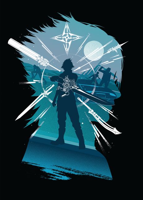 'Protagonist Noct' Poster by Hyper Twenty | Displate