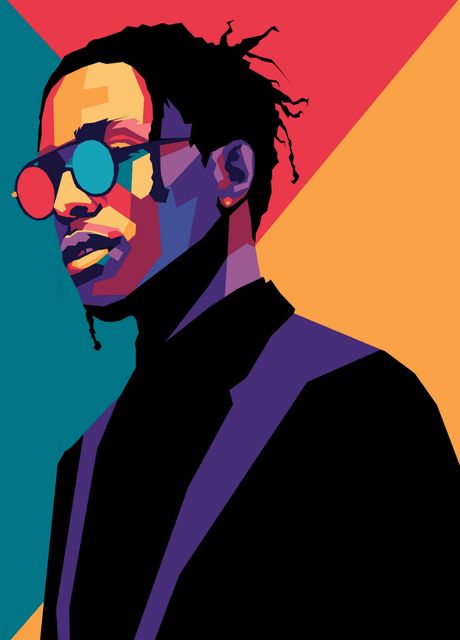 'ASAP Rocky' Poster by Hafis | Displate