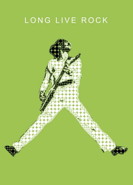 'Long live rock' Poster by Uda Buyung | Displate
