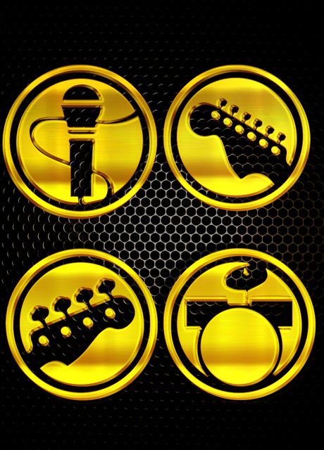 'MUSICAL INSTRUMENT Gold 3D' Poster by Lost Boys Dsgn | Displate