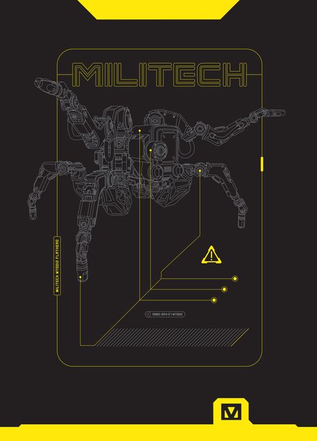'Militech' Poster by Cyberpunk 2077 | Displate