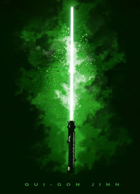 'Qui-Gon' Poster by Star Wars | Displate